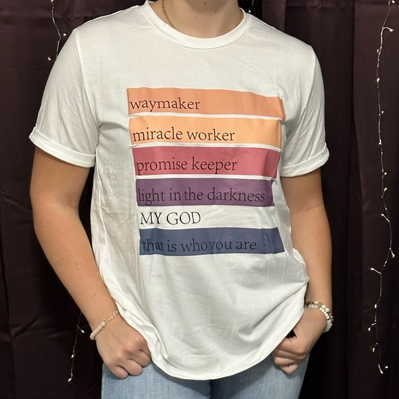 Tops | Christian Waymaker Tshirt | Poshmark